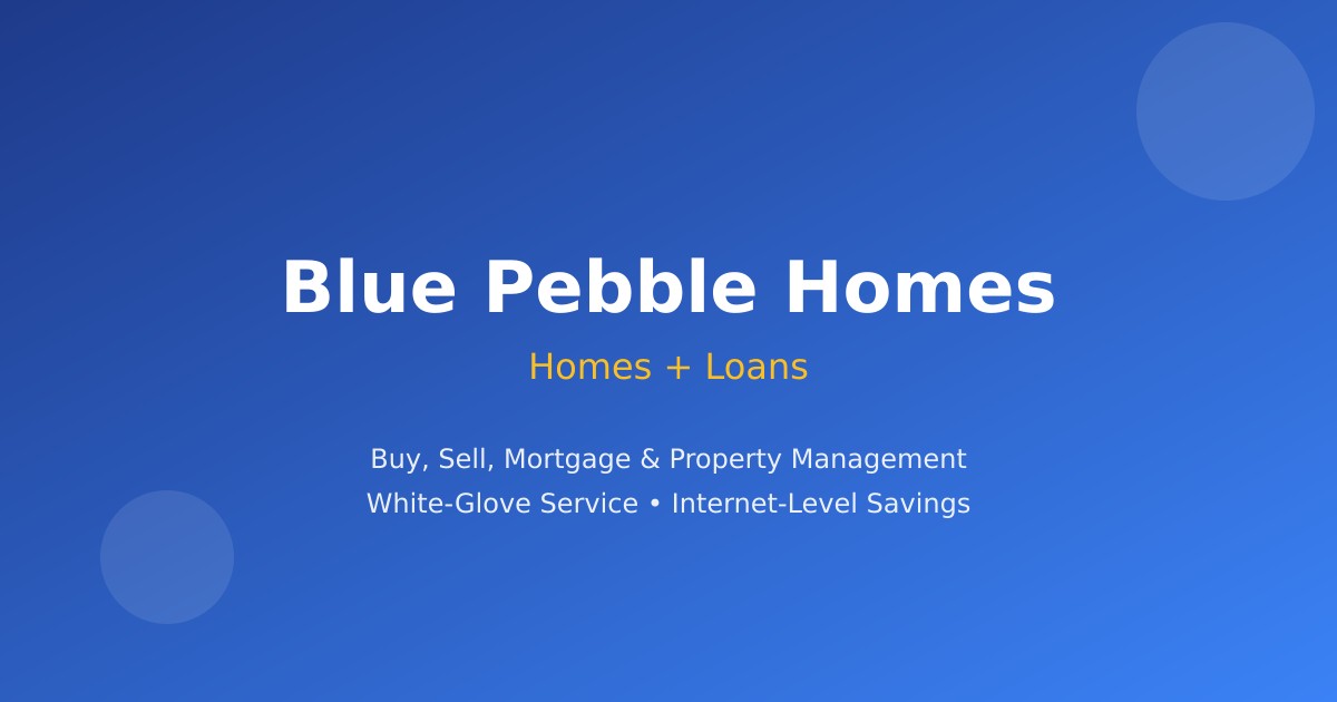 Blue Pebble Homes + Loans | Real Estate & Mortgage Colorado